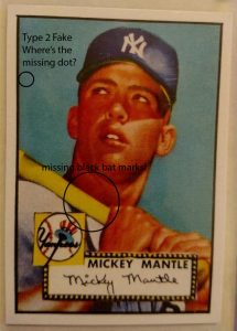How To Spot A Fake 1952 Topps Mickey Mantle Card