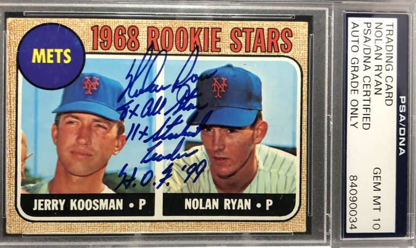 1968 Topps Nolan Ryan Rookie Card: A Closer Look