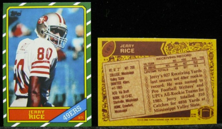 Jerry Rice Rookie Card Guide, Values & Investment Analysis