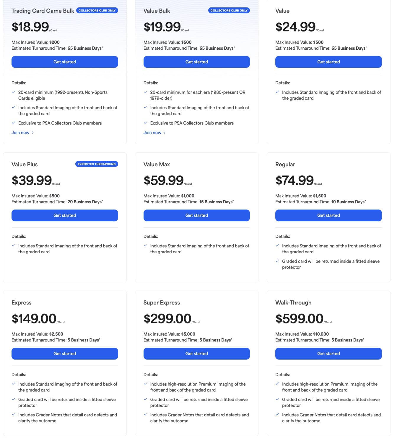 PSA Grading Costs 2025: Complete Price Guide & Calculator